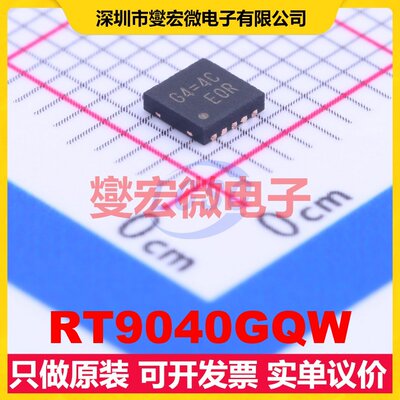 RT9040GQW WDFN-10-EP(3x3) LDO低压差线性稳压器芯片IC