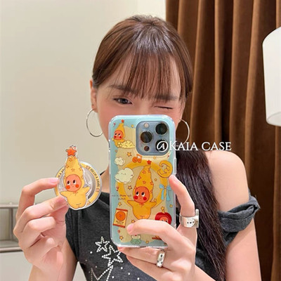 适用vivoy78y35y36y37手机壳y52s星星人y53s旋转磁吸支架y55t时尚y73s网红y76s超火y85y93y70s女z6z5u3x新nex