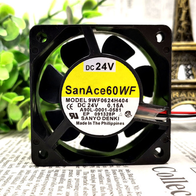 原装 SanAce60WF 9WF0624H404 24V 0.15A 6cm 风扇A90L-0001-0581