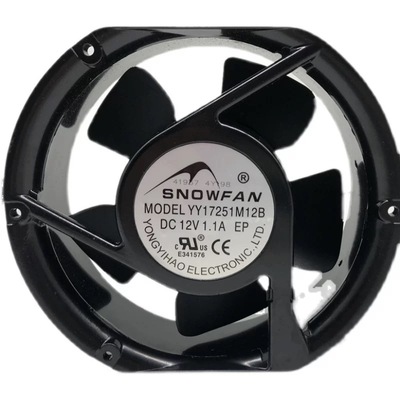 原装SNOWFAN YY17251H12B/H24B 17cm滚珠轴承12V 24V直流散热风机