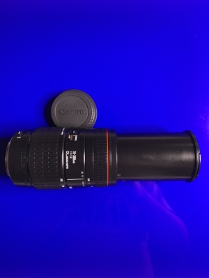 佳能EF 适马70-300mm/4-5.6长焦自动镜头 二代红圈APO1:2微距全幅
