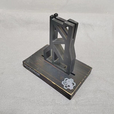 精击玩具电动m4实木展示支架座