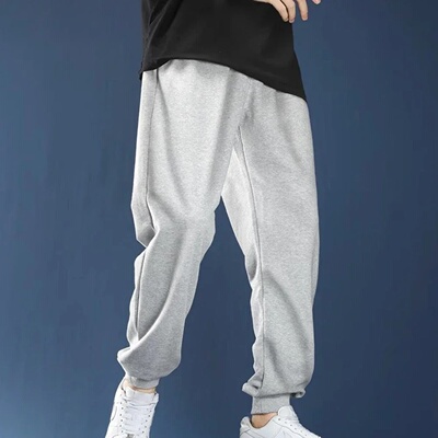 Men's Casual Sweatpants Fleece Sports Pants Unisex Fashion