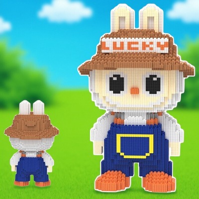 拉布布积木高颜值生日礼物