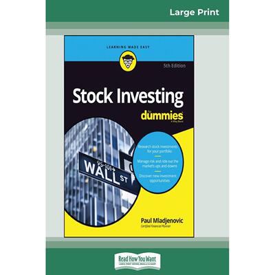 预售 按需印刷 Stock Investing For Dummies  5th Edition (16pt Large Print Edition)