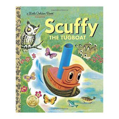 【英文原版】Scuffy the Tugboat小拖船闯世界(金色童书)_虎窝淘