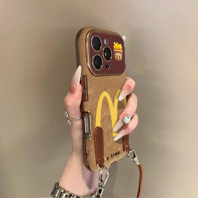 薯条字母适用苹果17promax手机壳iPhone16pro15新款14防摔13男12女款11华为pura70p60情侣mate70pro+套50e40