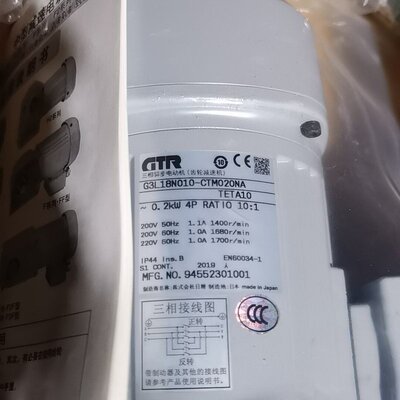 议价GTR三相异步电动机G3L18N010-M020NAG3L18N010M020NA