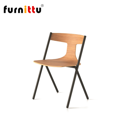 furnittu创意设计师家具意式极简quadra dining chair餐椅治谈椅