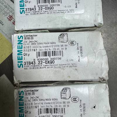 可维修西门子接触器 3TB4322-0XQ0 2个130议价