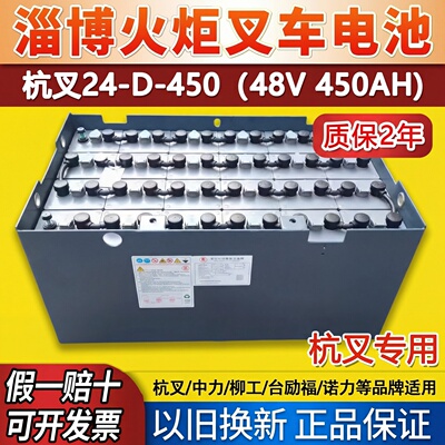 火炬铅酸蓄电池组电动叉车48V80V