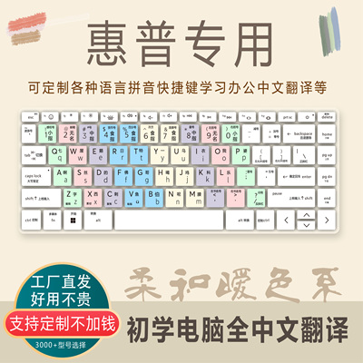 适用惠普HP畅游人Pavilion15-cc辅助键盘功能贴膜15.6英寸谐音垫