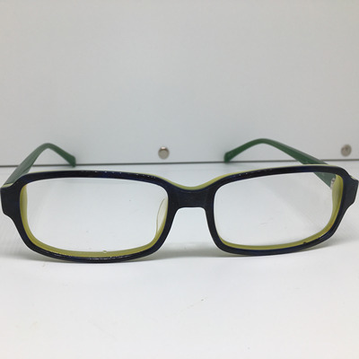 Thierry Mugei绿色板材框小框长方形近视眼镜架