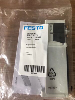 FESTO 费斯托 573485 VUVG-B14-P53C-ZT-F-1T1L 电磁阀 现货