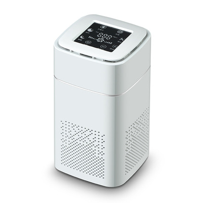 Desktop air purifier, office dust and odor removal, negative