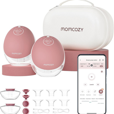 Breast pump accessory set: duckbill valve+diaphragm+flange+b