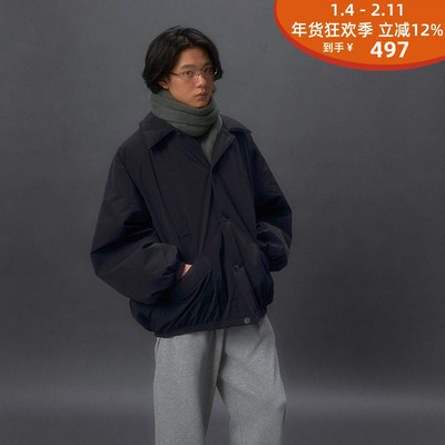 化学制品棉被一样的大廓形棉夹克