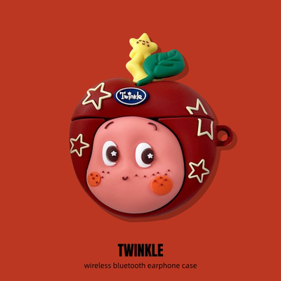 适用苹果airpods华为freebuds7i保护套6i星星人5i三代freeclip二代se3蓝牙耳机壳freebudspro3四代4e五代pro2