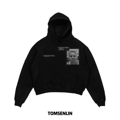 tomsenlin抽丝贴布系列-斯蒂芬库里30号REMAKE贴布长短袖卫衣