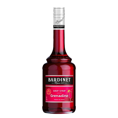 Bardinet必得利红石榴糖浆 红石榴700ml鸡尾酒调酒基酒 法国进口