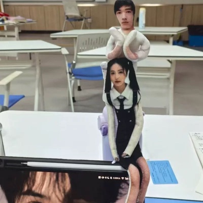 白鹿新款爆款周边抽象玩偶老鼠干有骨铁丝可扭动送朋友生日礼物