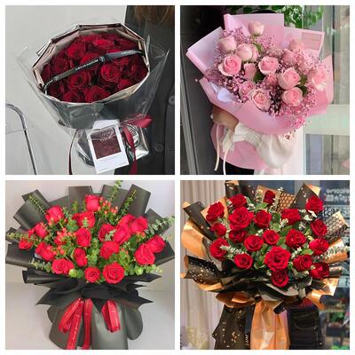 红玫瑰鲜花情人节生日表白花束礼物青海西宁市城东区城中区城西区