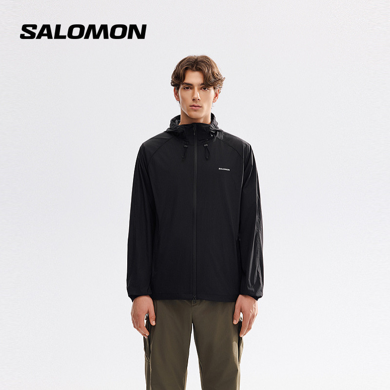 salomon萨洛蒙户外轻便休闲登山夹克皮肤衣AMPHI LIGHT JACKET M