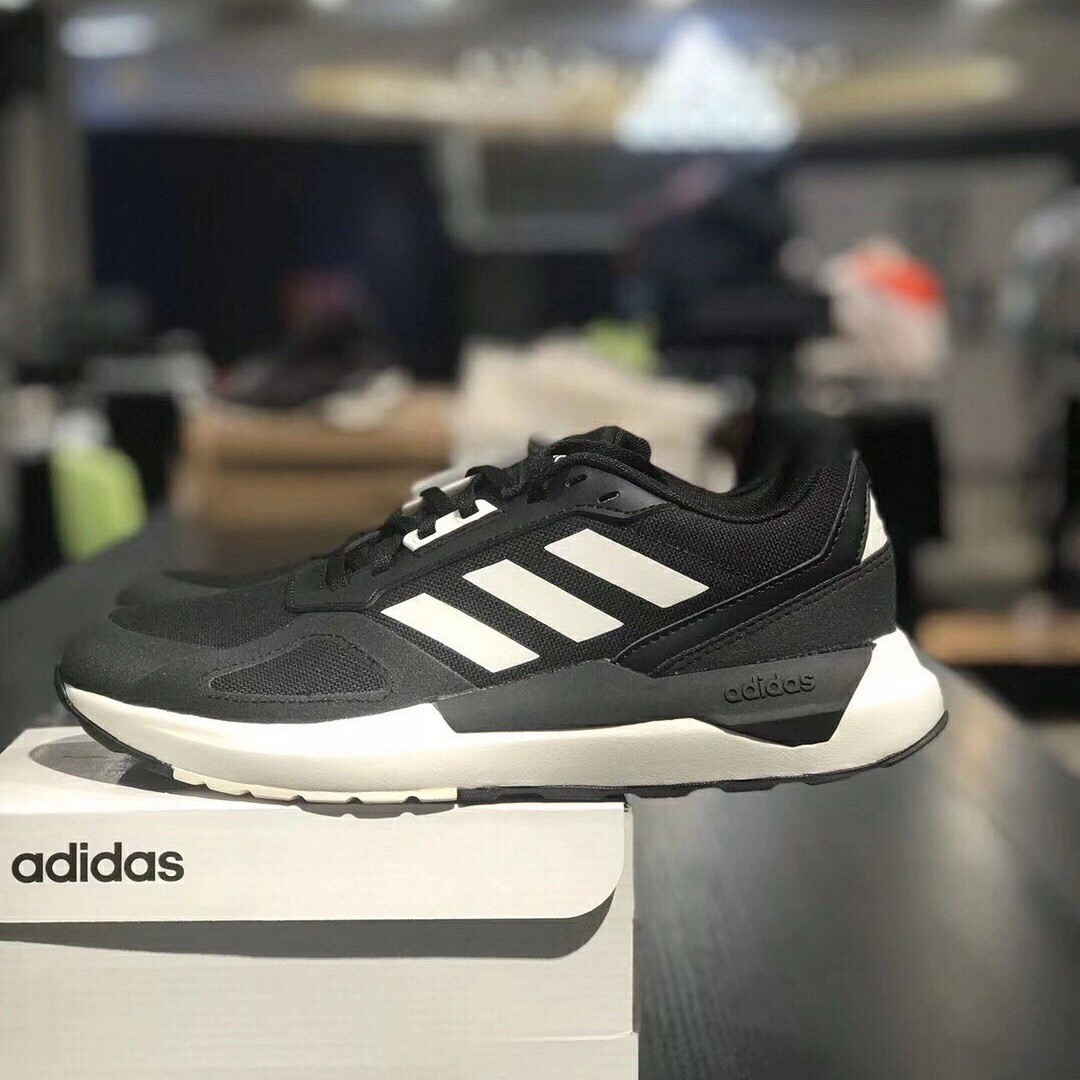 adidas阿迪达斯正品 RUN80S男子休闲缓震运动跑步鞋F34451_虎窝淘