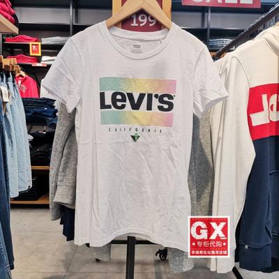 印花适中纯棉女士短袖T恤