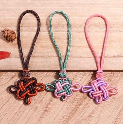 中国结流苏菠萝结复古挂件diy