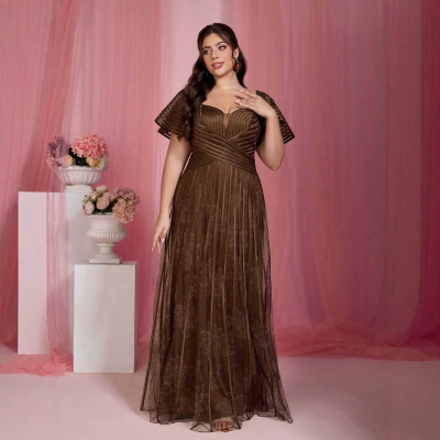 evening party dress long maix dress mom night club dress new