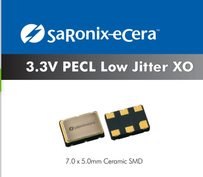 PBC500009 125M 125MHZ PECL 5*7 差分贴片晶振 LVPECL 125.00MHZ