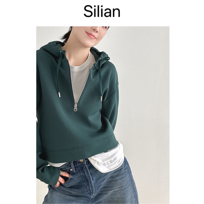 情人节限时专属礼遇｜26春夏短款卫衣｜弹力棉混纺｜美式复古卫衣