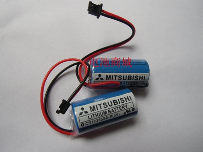 实体店 原装 三菱 PLC伺服专用电池 Q6BAT CR17335SE-R 3V 带插头
