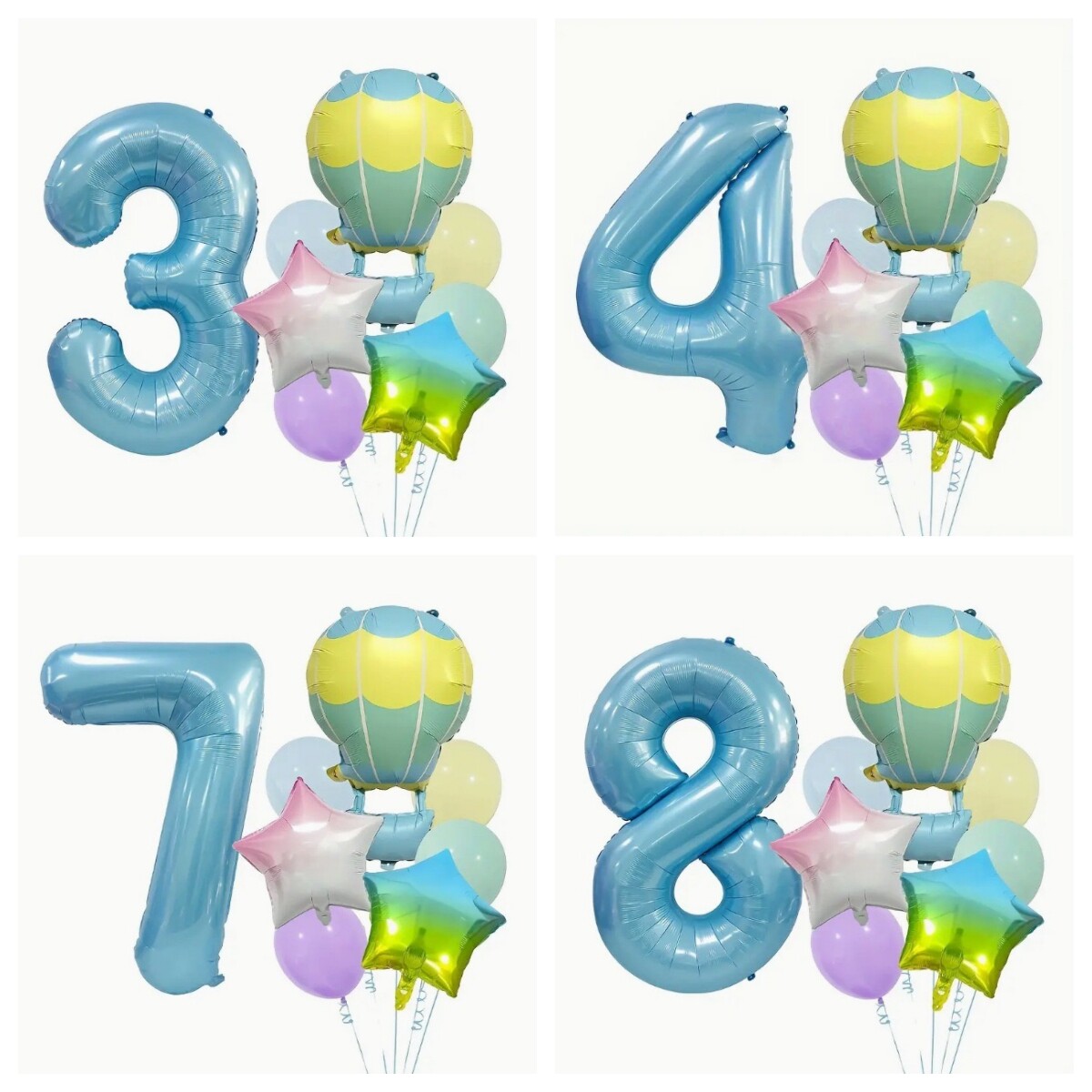 1-9数字气球套装 节日生日派对热气球 PT-ST-H62610