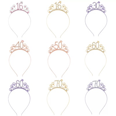 HAPPY BIRTHDAY 生日数字发箍 FG229