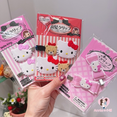 日本正品三丽鸥sanrio碎发夹刘海夹头饰酷洛米kitty大耳狗melody