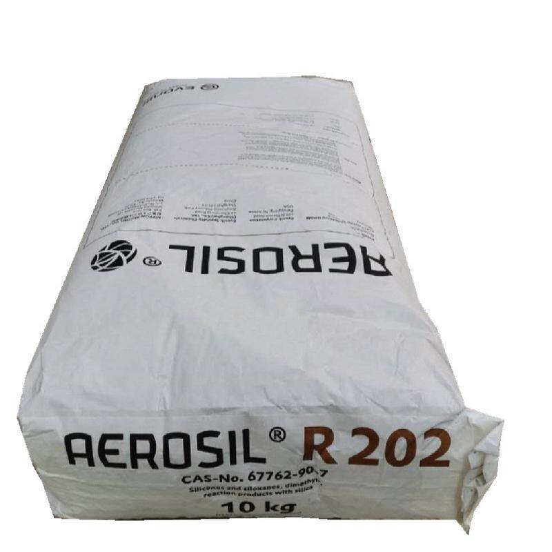 型创白炭黑aerosilr202工业级疏水赢气相法纳米二氧化硅白碳黑