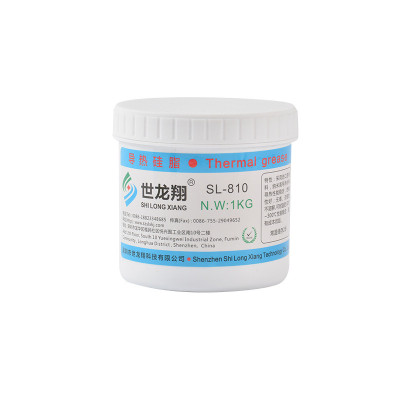 sl-810导热硅脂导热硅脂笔记本电脑cpu显卡电源散热膏绝缘膏灰色