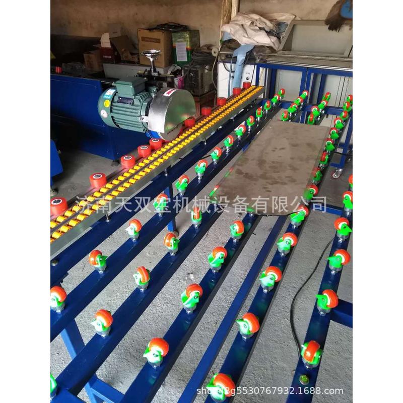 热销单头low-e除除膜机万向轮式中空玻璃膜机
