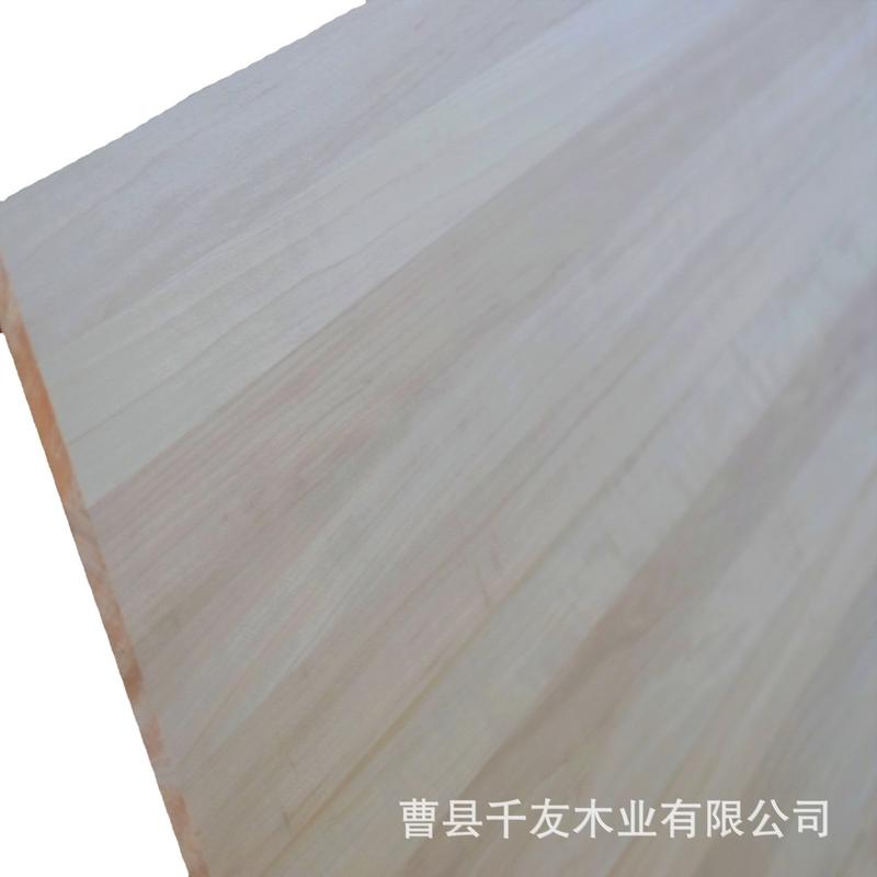 产地货源供应木板15mm18mm多规格可拼板杨木碳化漂白杨木板门板