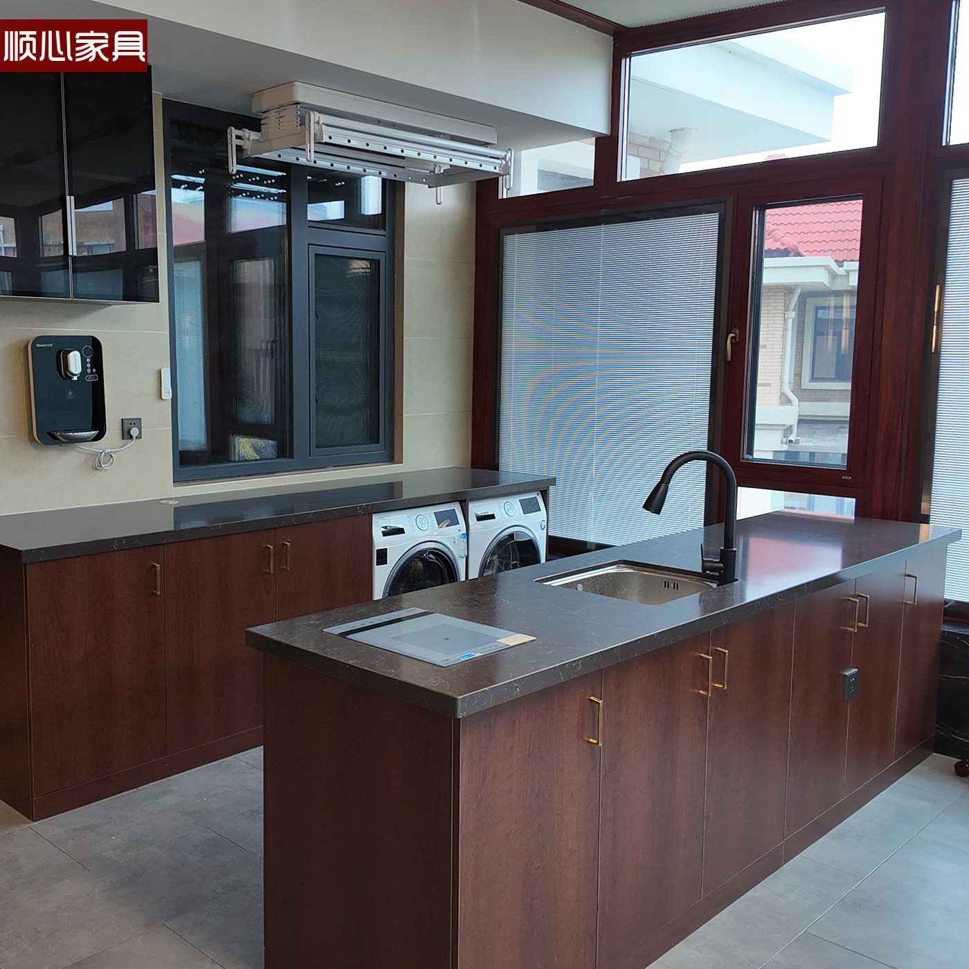 顺心家具新中式实木乌金木全屋整装定制