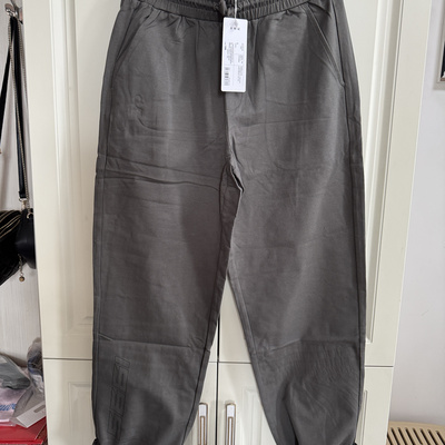 美特斯邦威男束脚绳春夏薄针织裤