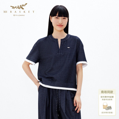 十二篮舒适假两件休闲短袖