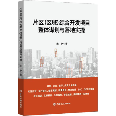 片区(区域)综合开发项目整体谋划与落地实操 朱静 著 各部门经济经管、励志 新华书店正版图书籍 中国金融出版社