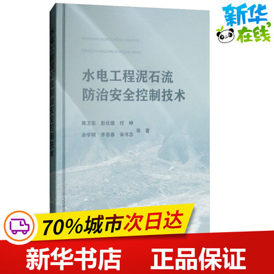 水电工程泥石流防治安全控制技术 陈卫东 等 著 自动化技术专业科技 新华书店正版图书籍 中国水利水电出版社