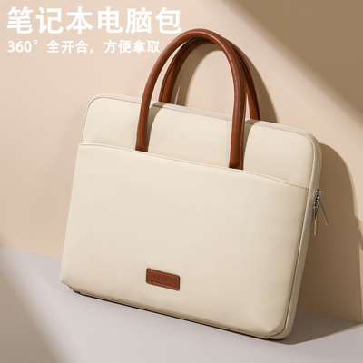 适用华为matebookxpro电脑包matebook14s手提13寸荣耀16笔记本d15.6女士男通勤苹果macbookairM4联想YOGA小新