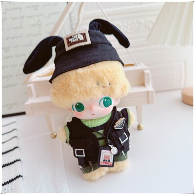 仅售衣服】DIMOOWorld搪胶挂件娃衣布鲁托奇奇和蒂蒂高飞工装套装