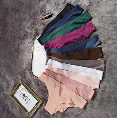 Women Seamless Bikini Underwear Ladies Silky Knickers Briefs