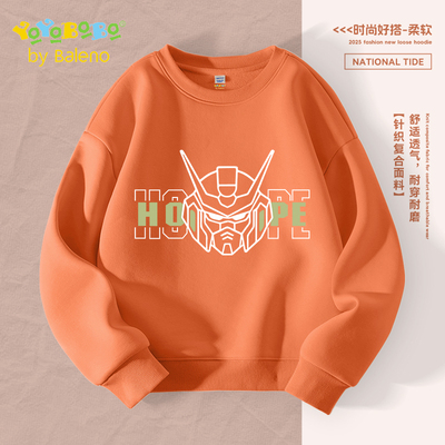 班尼路童装YBB系列男童卫衣2026新款秋装儿童休闲运动上衣春秋款P